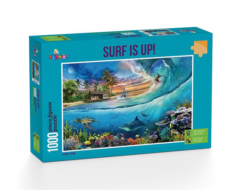 Surf Is Up! 1000 Pieces Jigsaw Puzzle – Funbox Puzzles